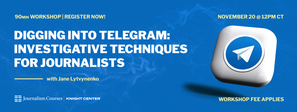 New online workshop to give journalists tools for effectively using ...